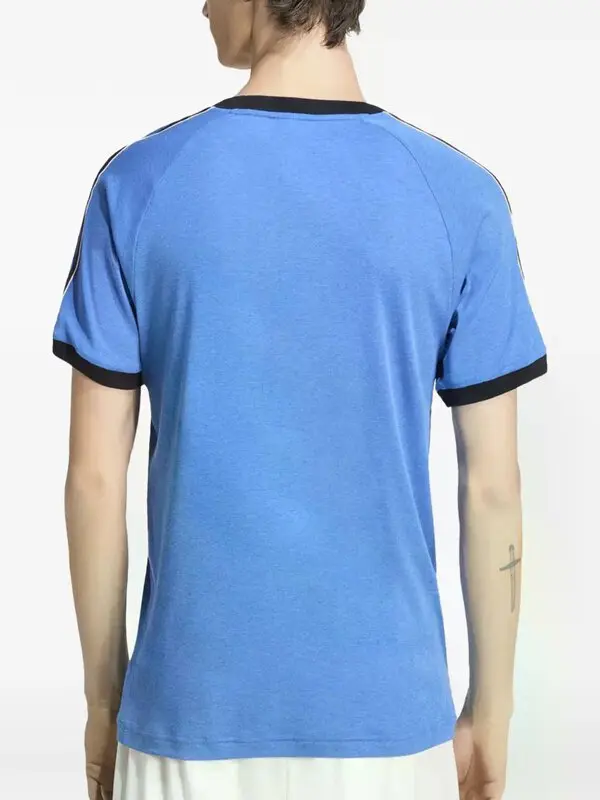 Adidas Striped-sleeve T-shirt - Blue