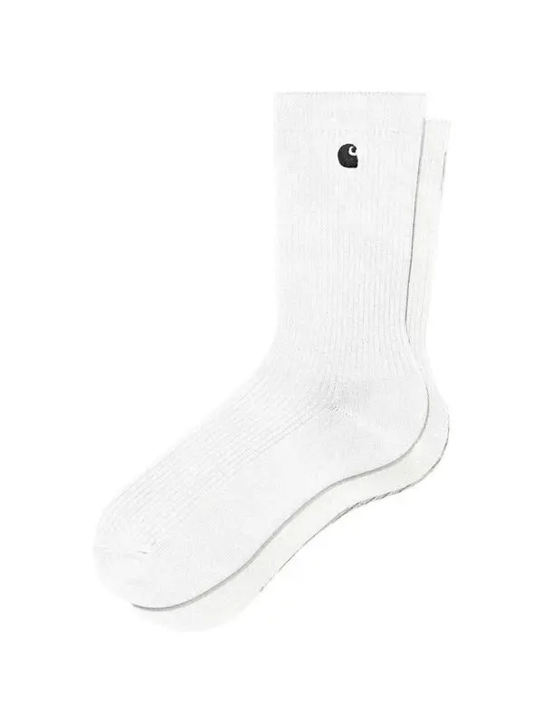 Carhartt Work In Progress Madison Logo Socks - White