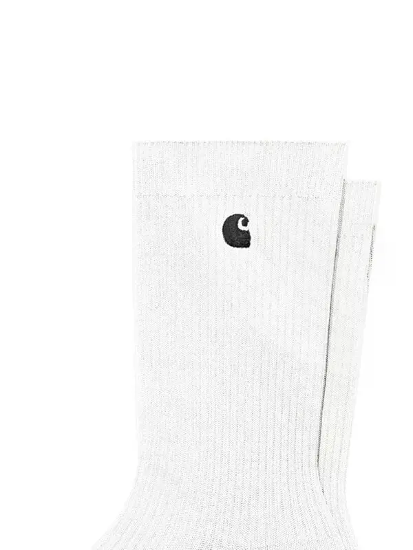Carhartt Work In Progress Madison Logo Socks - White