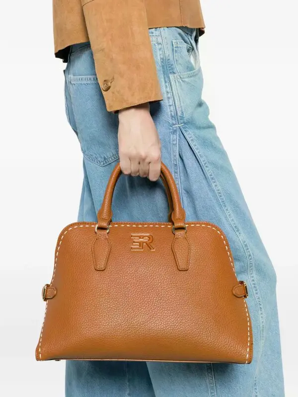 ERMANNO FIRENZE Amy Leather Tote Bag