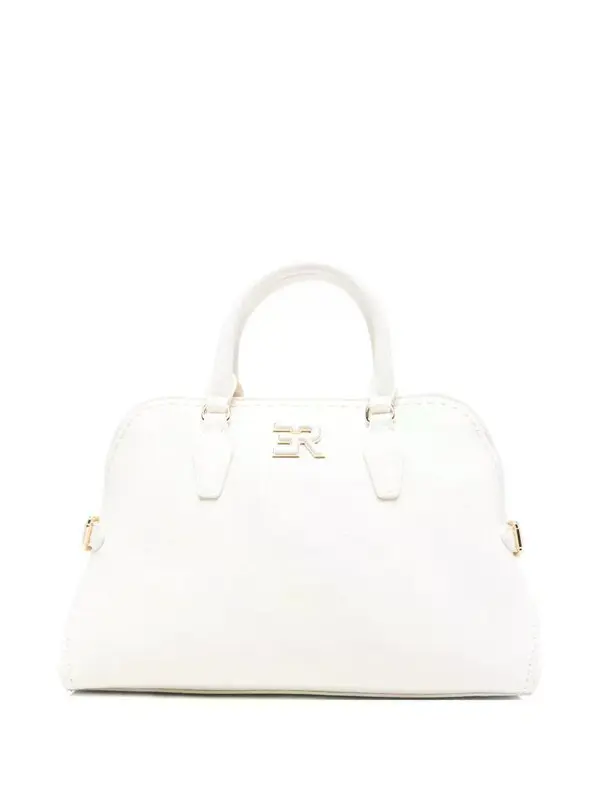 ERMANNO FIRENZE Amy Logo Tote - White