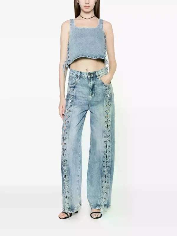 VICOLO Lace-up Jeans
