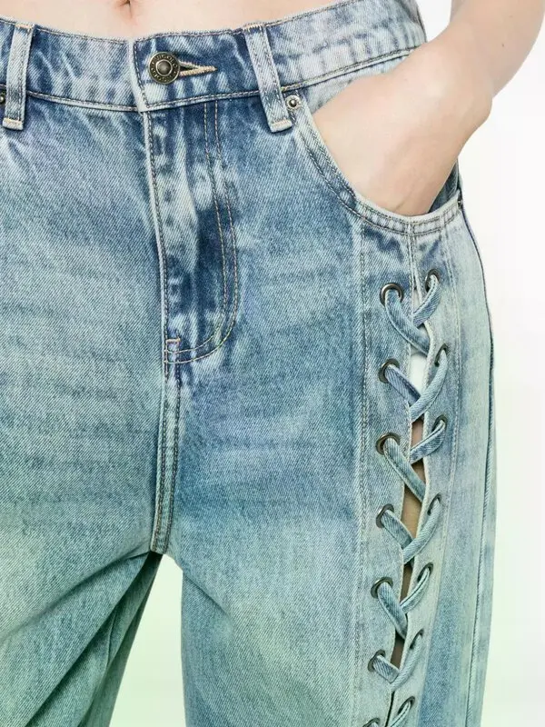 VICOLO Lace-up Jeans