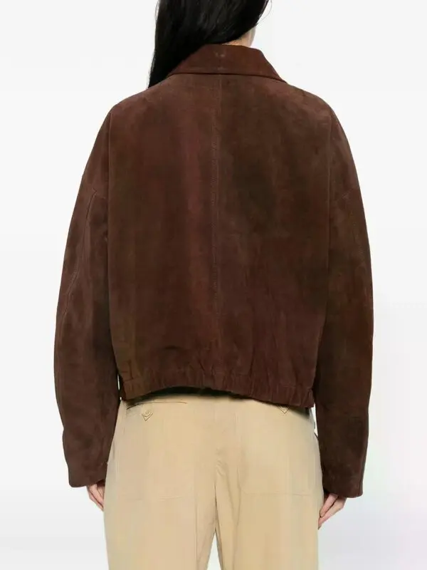 VICOLO Pocket Button Jacket - Brown