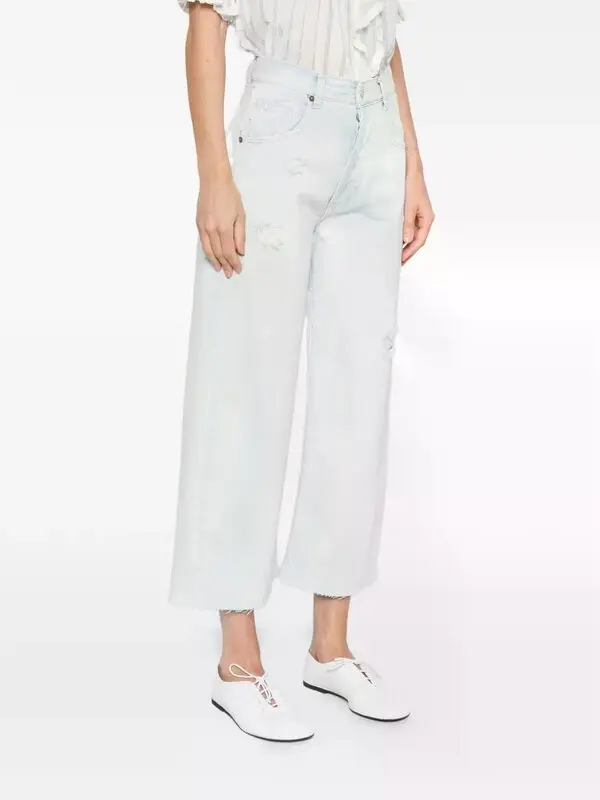 VICOLO Distressed Denim Trousers
