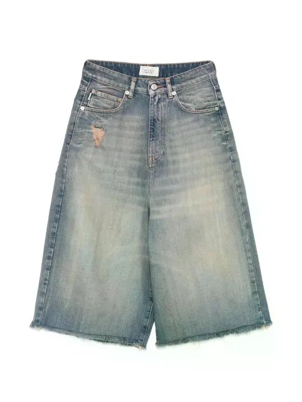 VICOLO Carola Frayed Shorts