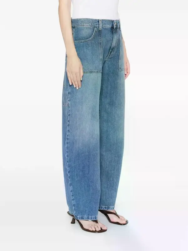 VICOLO Denise Wide-leg Tapered Jeans