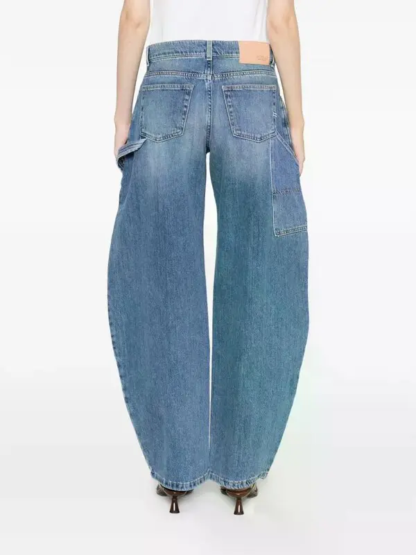 VICOLO Denise Wide-leg Tapered Jeans