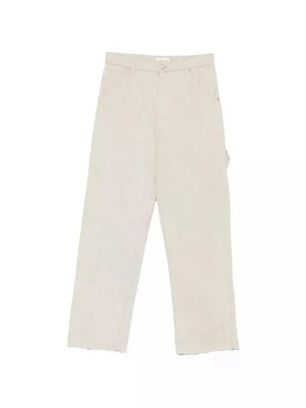 VICOLO Lena Buttoned Frayed Jeans