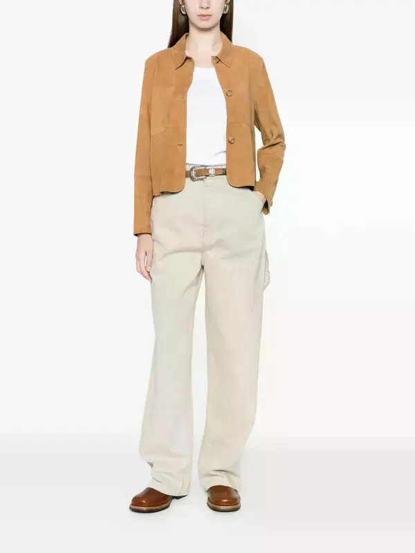 VICOLO Lena Buttoned Frayed Jeans