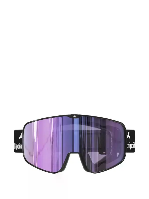 TRIPOINT Geometric-frame Sunglasses - Black