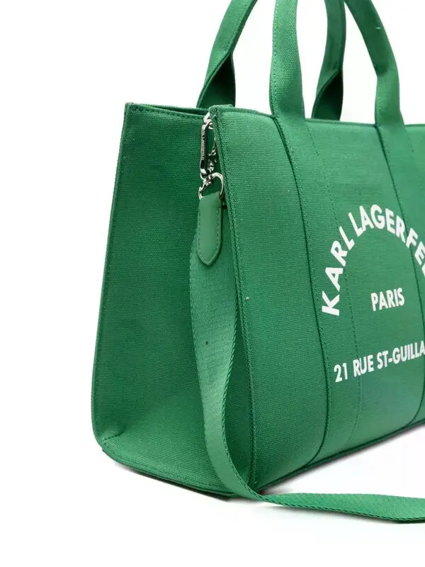 Karl Lagerfeld Logo-print Tote Bag - Green
