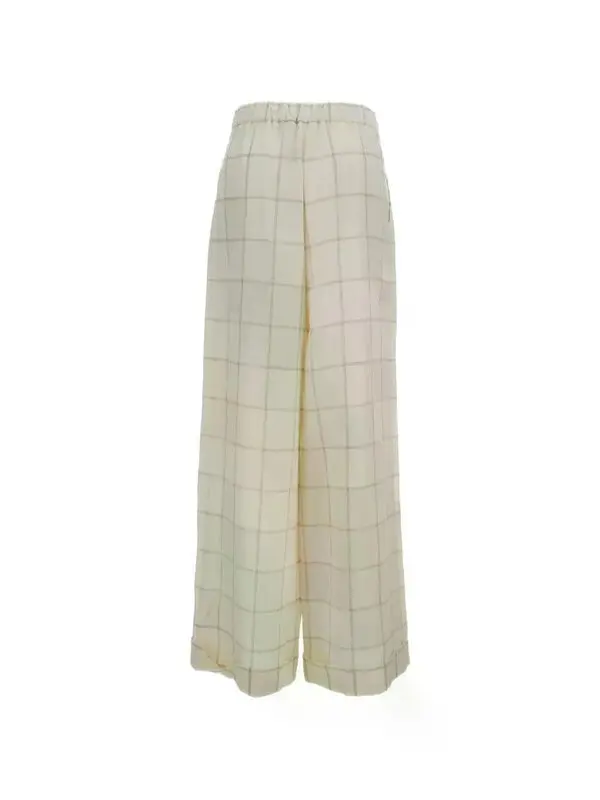 Dusan Check Trousers - Neutrals