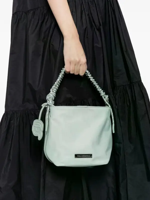 Karl Lagerfeld Ikon Braided-handle Small Tote Bag
