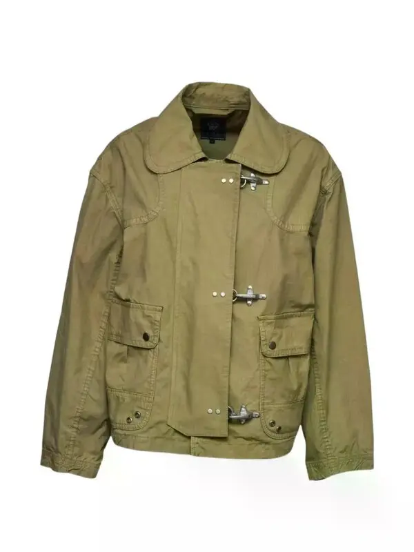 FAY Hook-fastening Bomber Jacket - Green