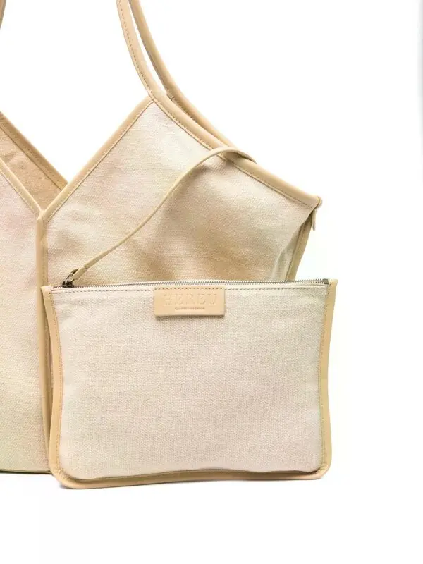 Hereu Calella Panelled Tote Bag - Neutrals