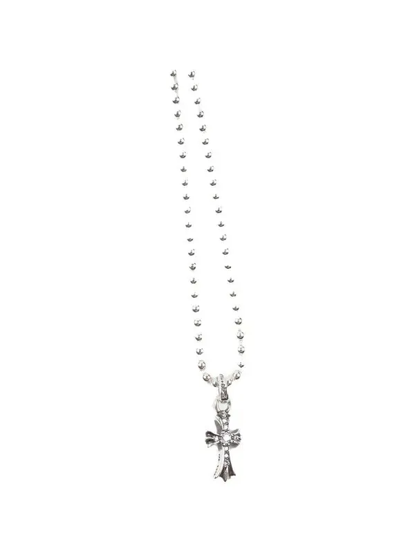 Chrome Hearts Baby Fat Pendant Necklace - Silver