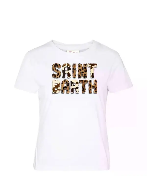 MC2 SAINT BARTH Logo-patch T-shirt - White