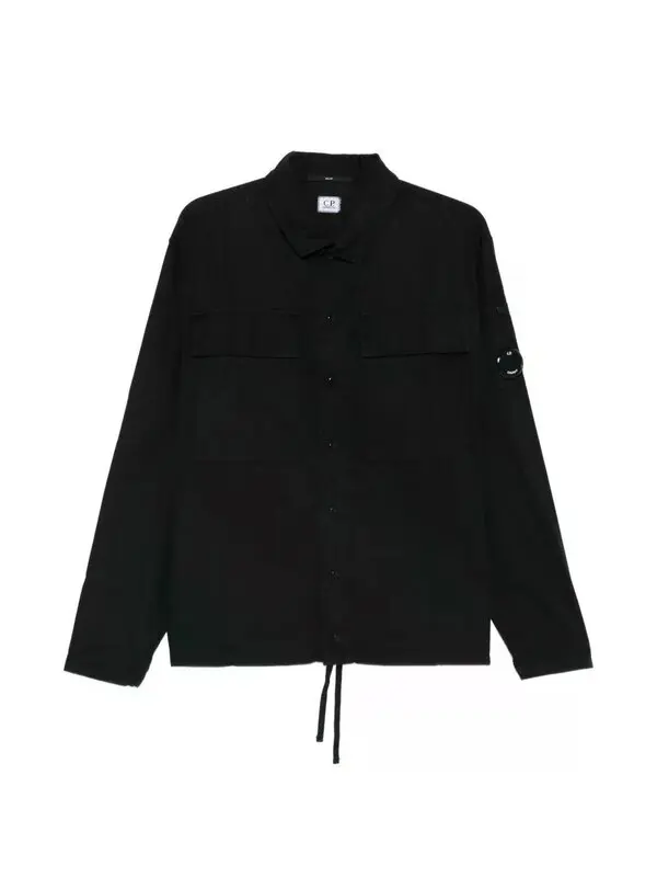 C.P. COMPANY Buttoned Pocket Shirt - Black