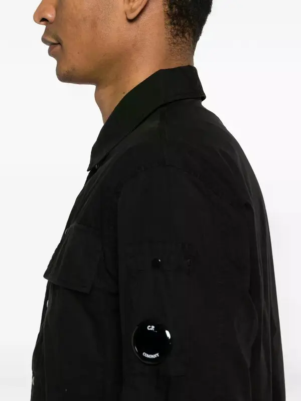 C.P. COMPANY Buttoned Pocket Shirt - Black
