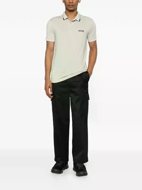 BOSS Logo Trim Polo Shirt