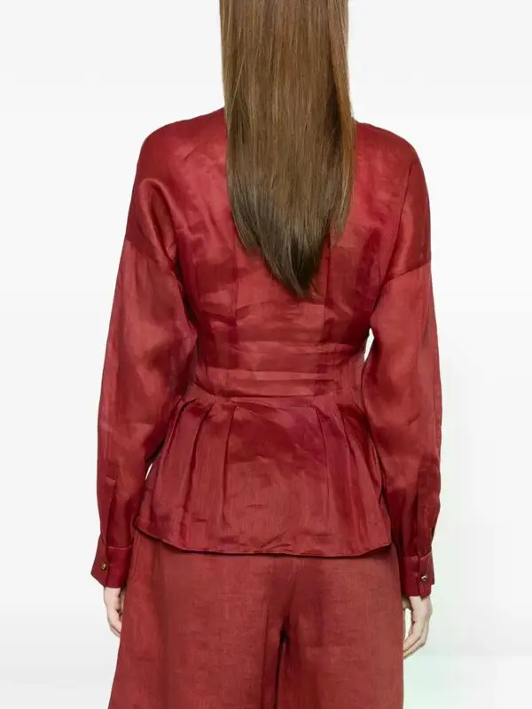 Max Mara Pleated Shirt