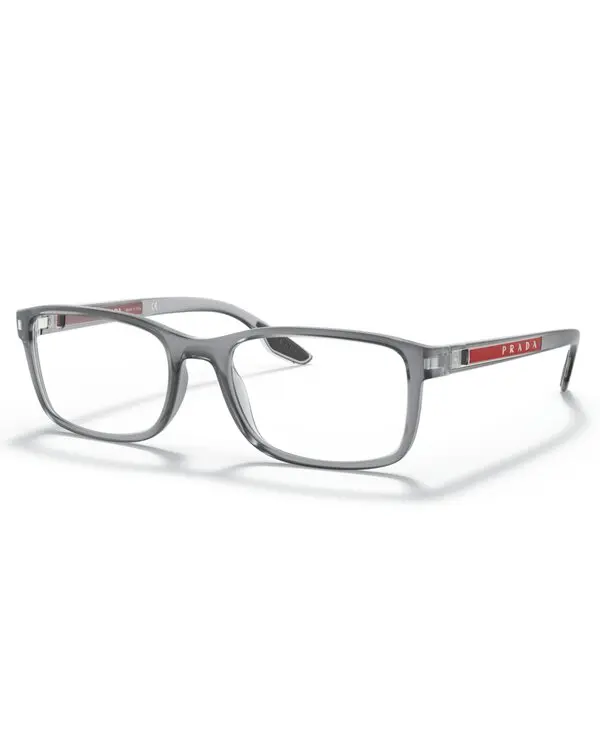 Prada Pillow Eyeglasses - Gray Transparent