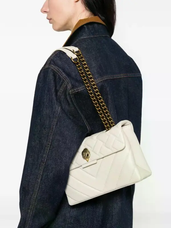 Kurt Geiger Leather Kensington Quilted Shoulder Bag