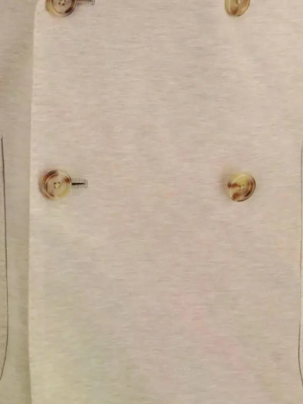 LARDINI Double-breasted Patch-pocket Blazer - Neutrals