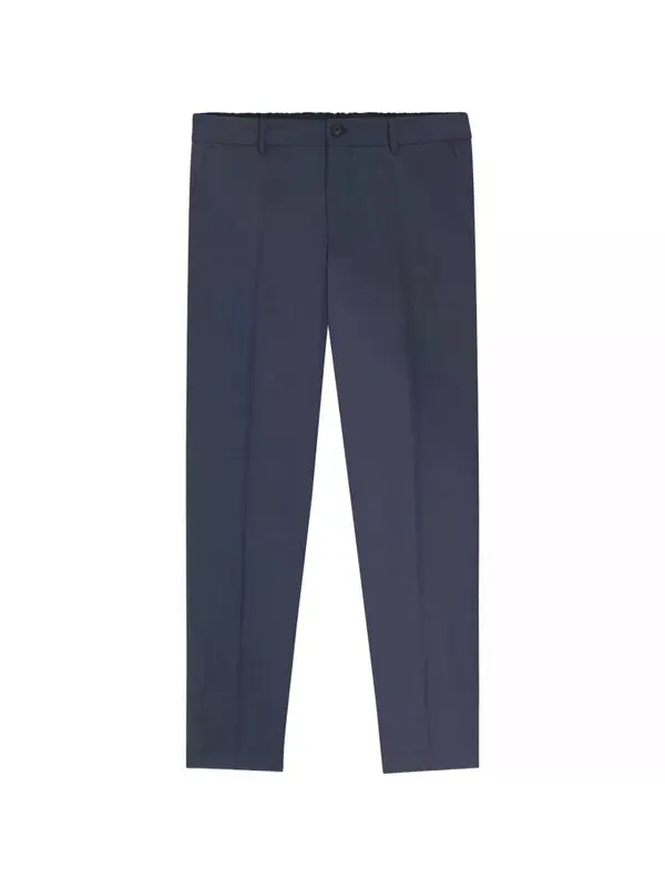 BOSS Elasticated-waistband Trousers - Blue