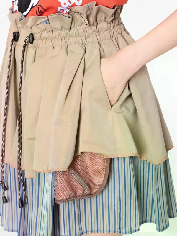 Kolor Striped Detail Shorts