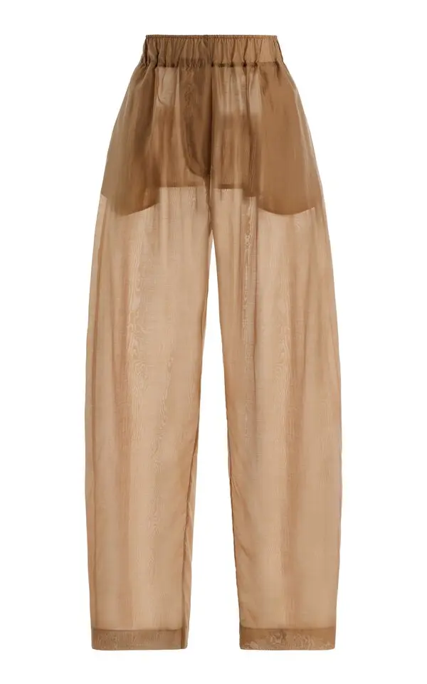 THE LATEST Diana Muslin Trousers - Brown