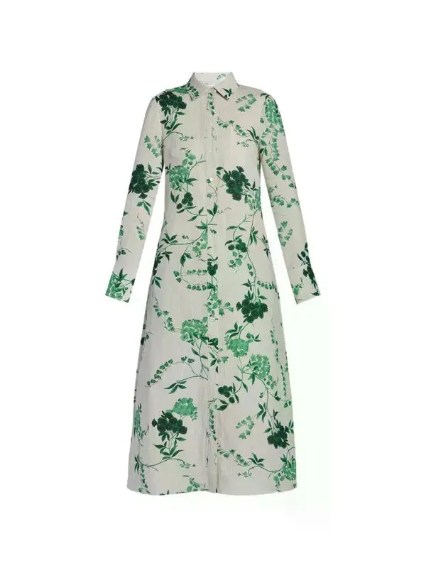Erdem Floral Shirt Dress