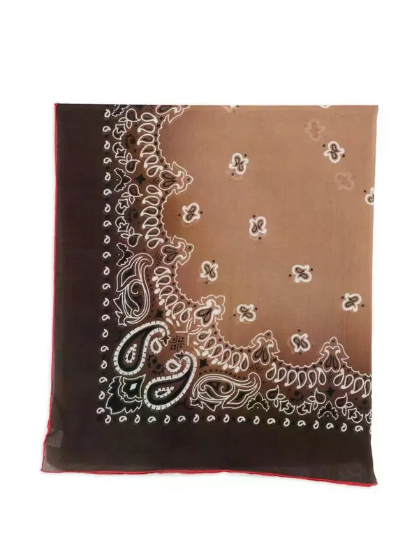 Destin Bandana-print Scarf - Brown