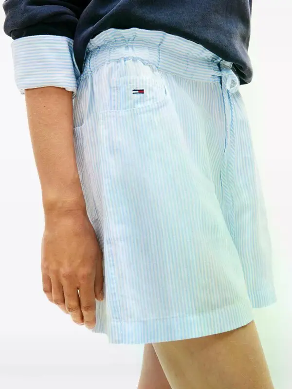 Tommy Hilfiger Striped Drawstring Shorts