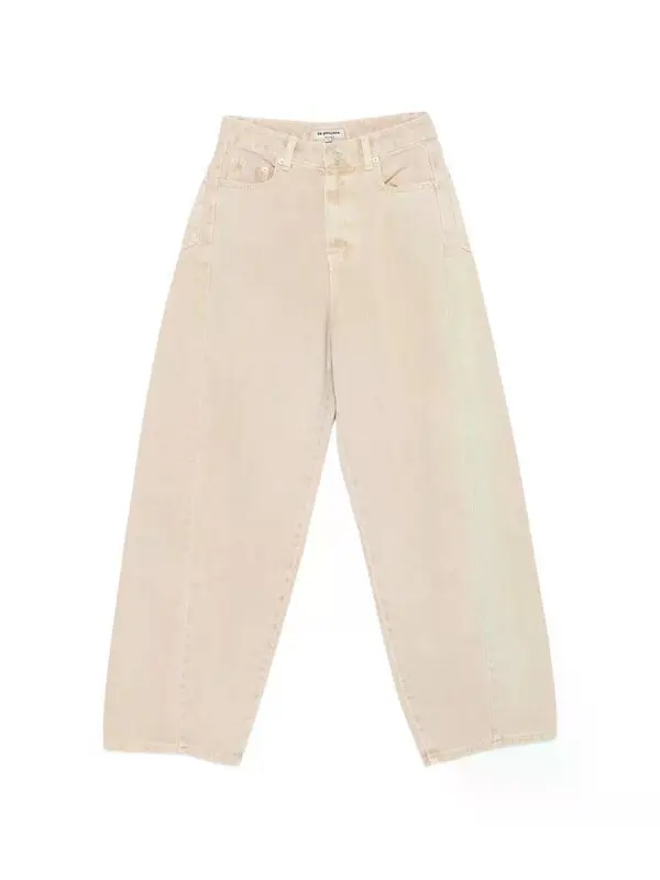 LA PISCINE Asymmetric Wide Leg Denim Jeans