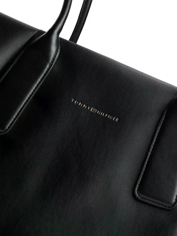 Tommy Hilfiger Logo-detail Tote - Black