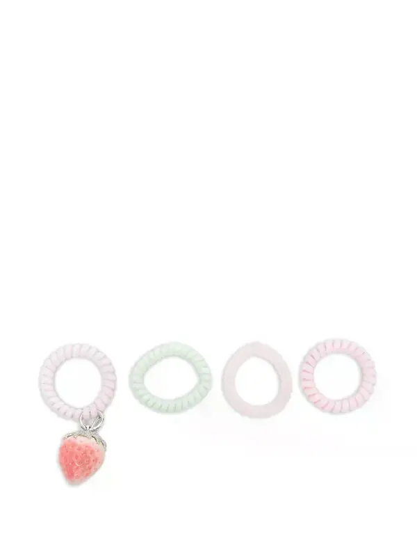 YVMIN Strawberry Charm Hair Tie - Pink
