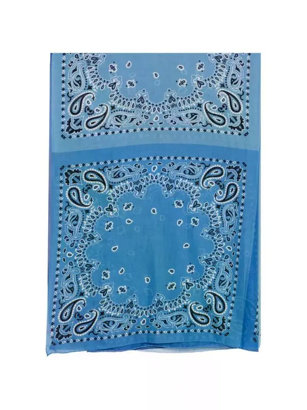 Destin Bandana-print Scarf - Blue