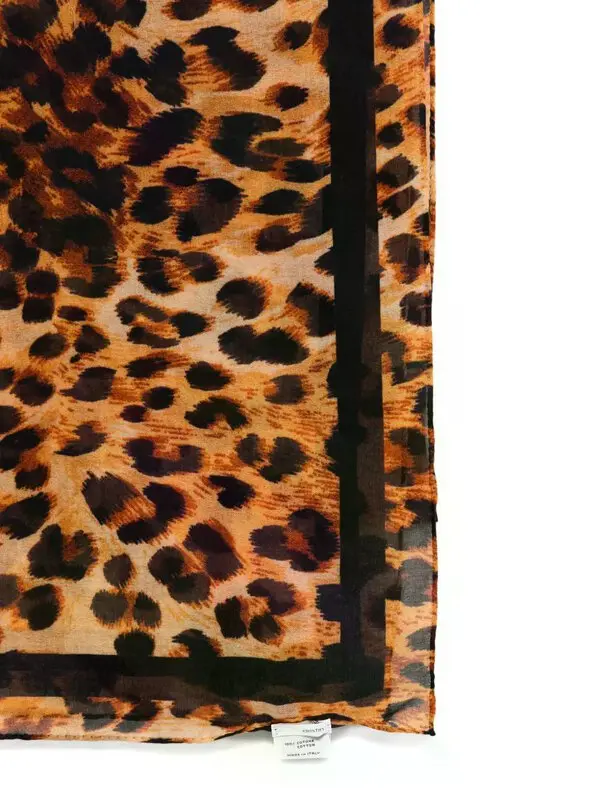 Destin Leopard-print Scarf