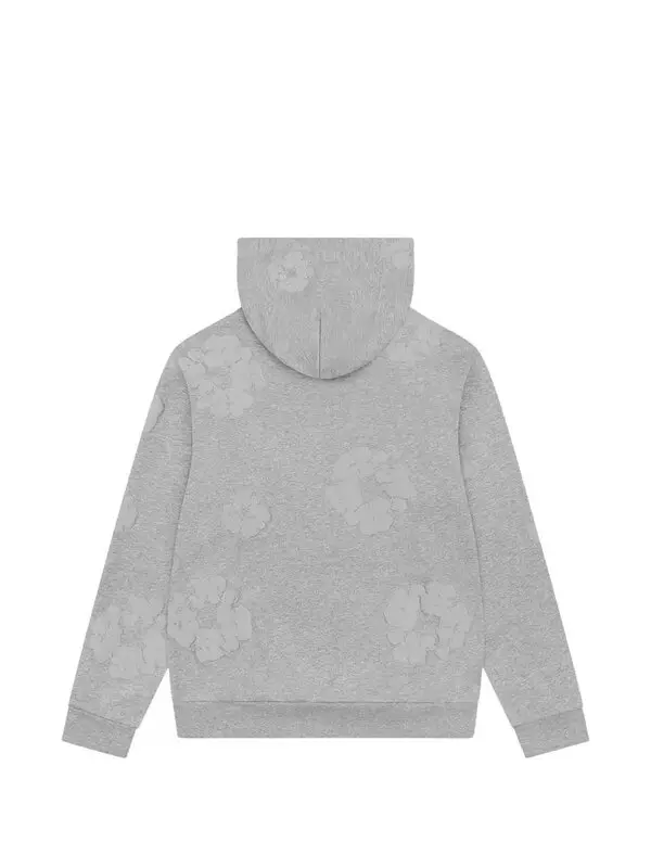 DENIM TEARS Wreath Cotton Hoodie - Grey