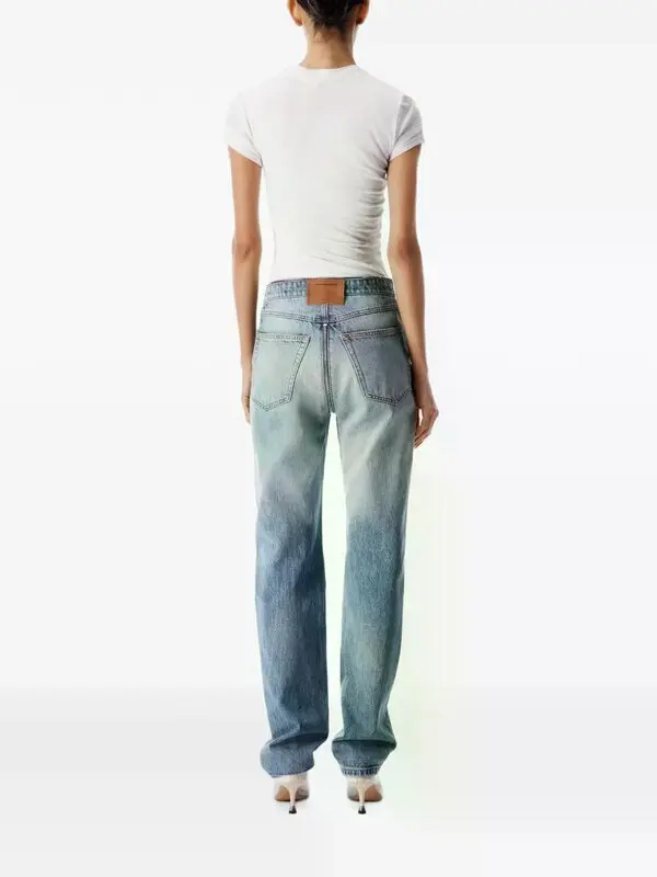 Alexander Wang Zip V-waist Jeans - Blue