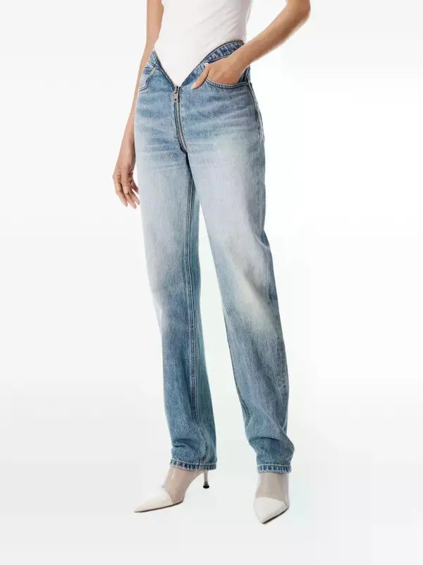 Alexander Wang Zip V-waist Jeans
