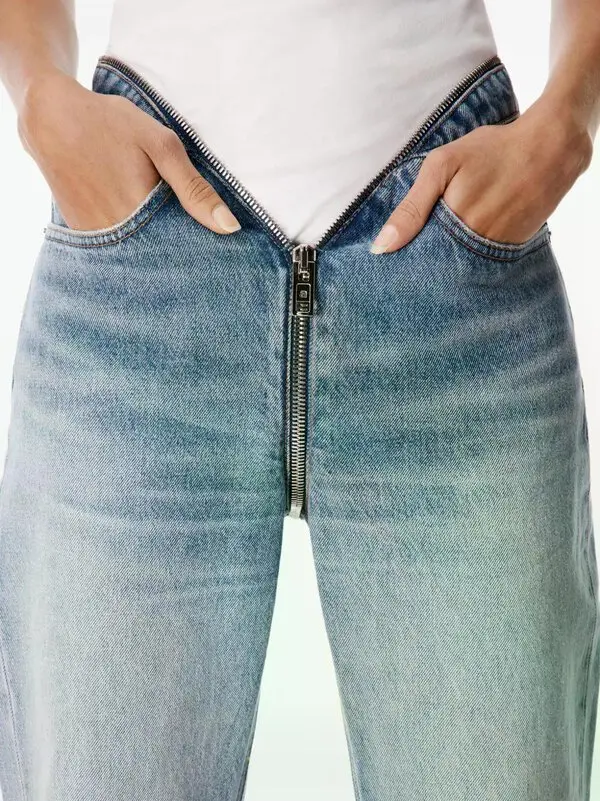 Alexander Wang Zip V-waist Jeans