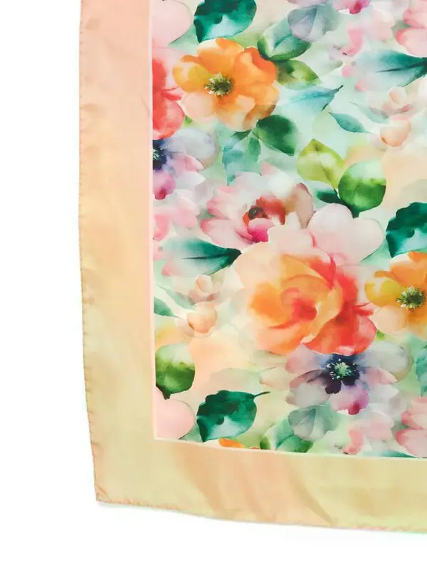 D'ANIELLO Floral Print Scarf