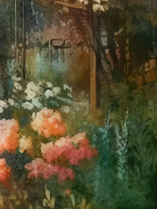 D'ANIELLO Floral Print Scarf
