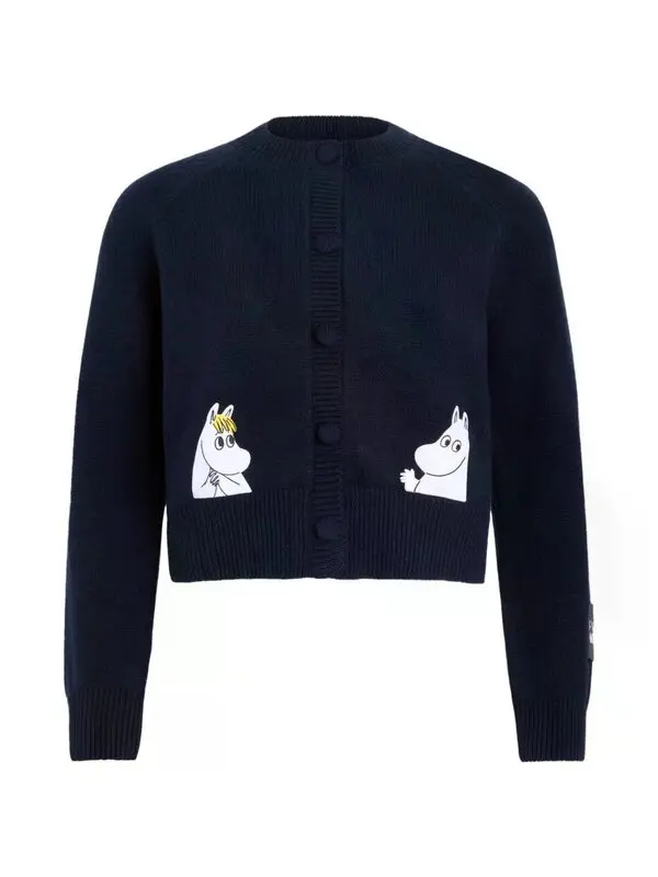 PATOU X Moomin Snorkmaiden Cardigan - Blue