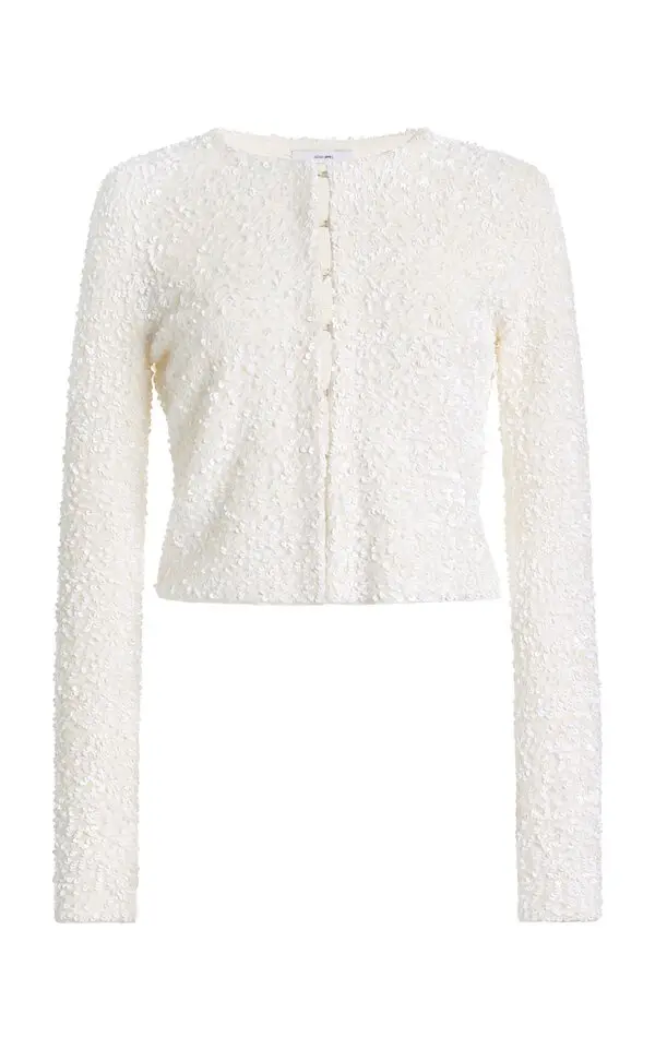 Adam Lippes Raya Sequined Cardigan
