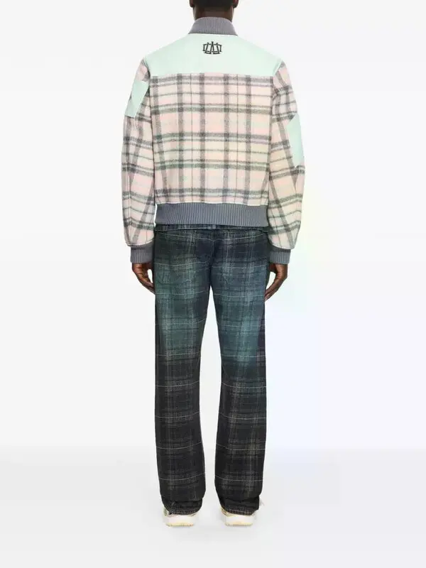Off-White Checked Bomber Jacket