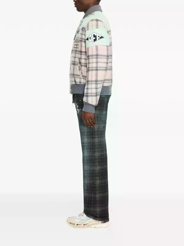 Off-White Checked Bomber Jacket